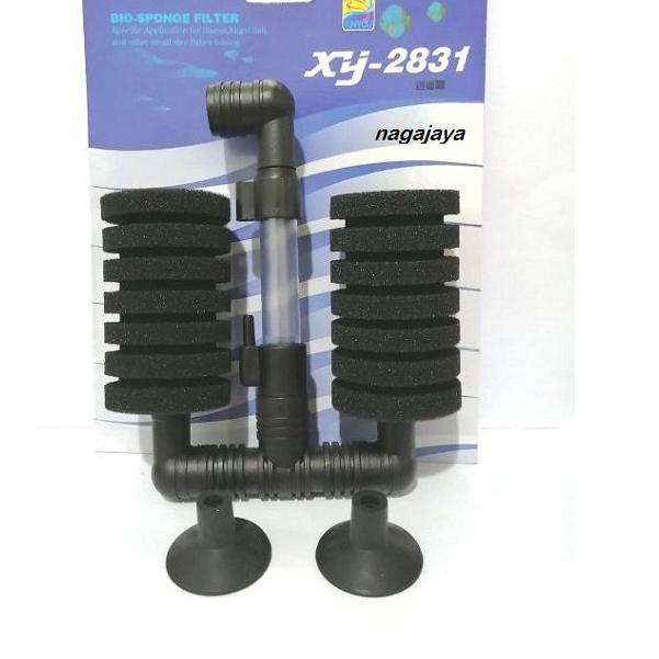 Jual biofoam bio foam sponge filter xinyou xin you xy2831 2831 double bus ~ | Shopee Indonesia