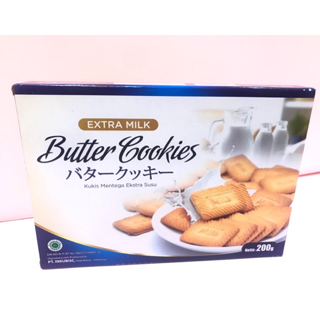 Jual BUTTER COOKIES EXTRA MILK | Shopee Indonesia