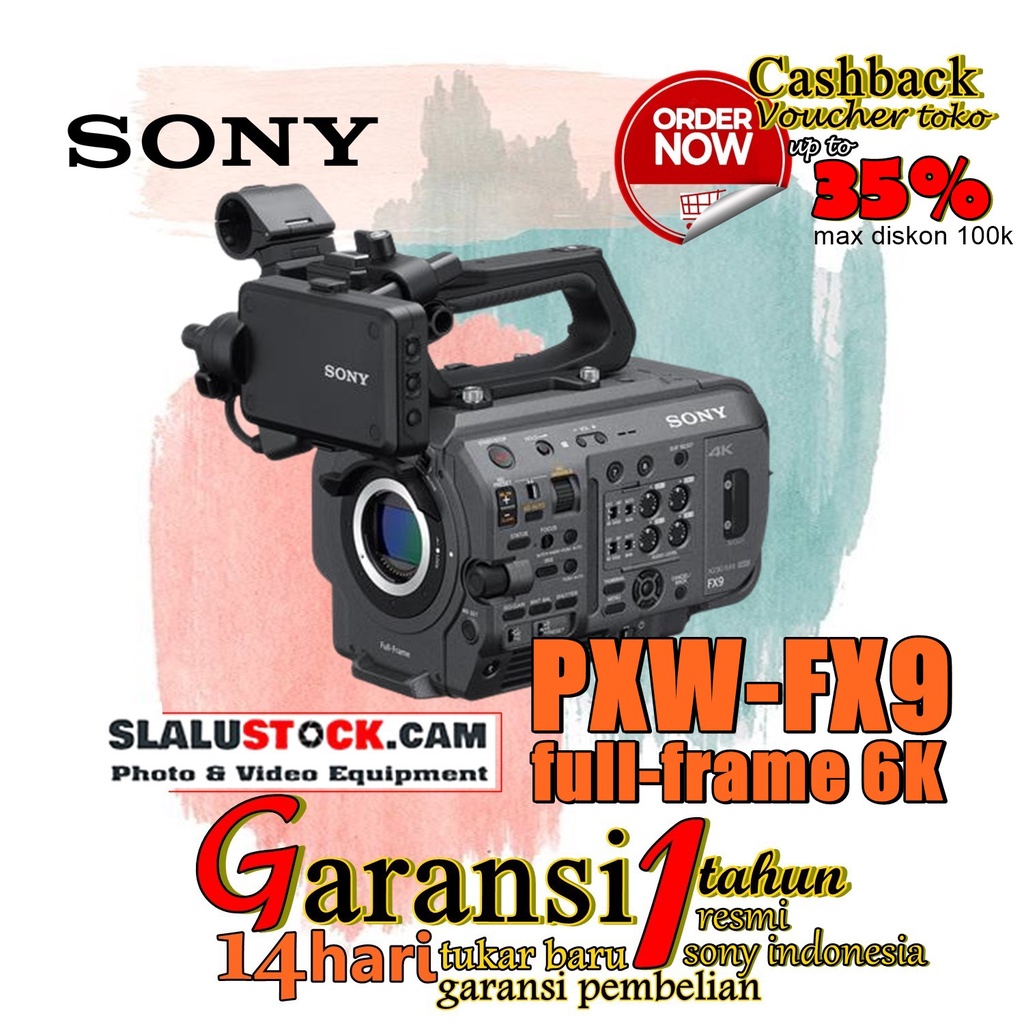 Jual SONY PXW-FX9 FULL FRAME 6K SENSOR XDCAM CAMCORDER RESMI | Shopee ...