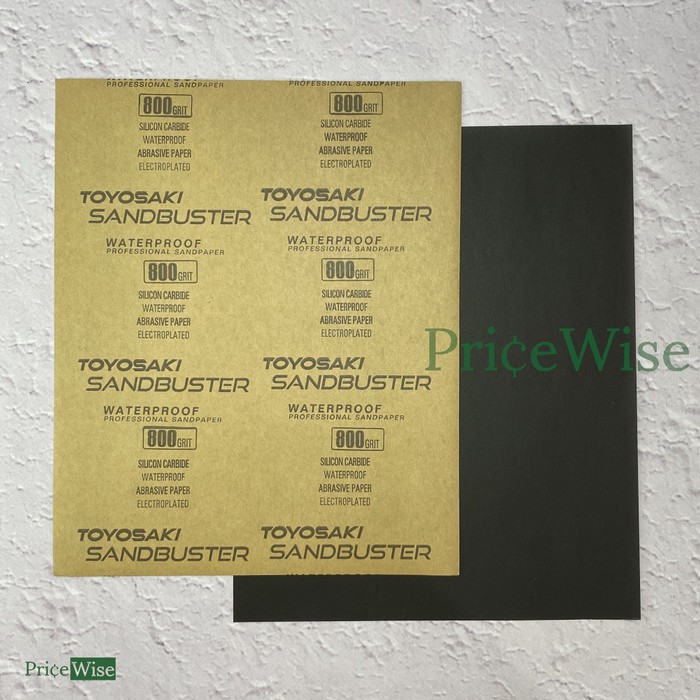 Jual Amplas Lembaran 800 Waterproof / Abrasive Paper Toyosaki / Amplas ...