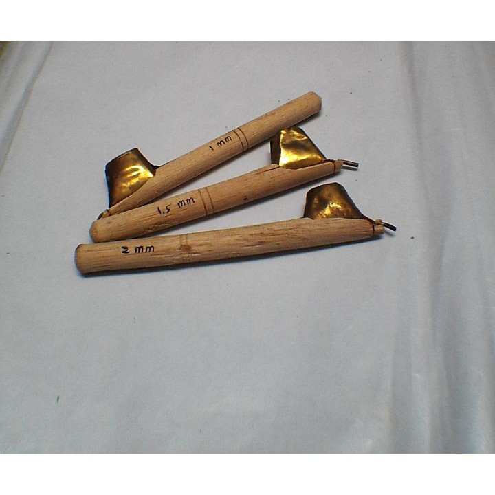 Jual Paket canting untuk membatik terdiri dari 3 ukuran canting ...