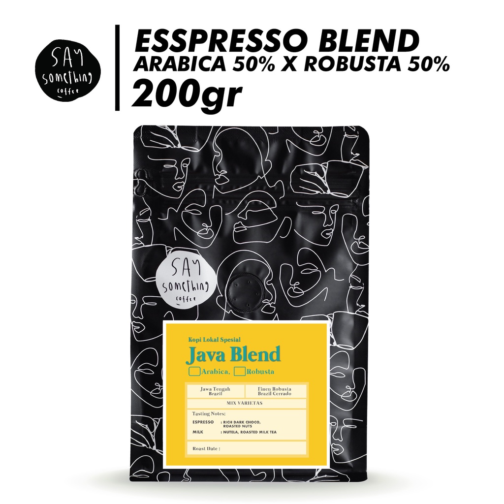 Jual Java Blend 200 Gram - Arabika 50% Robusta 50% - Khusus Kopi Susu ...