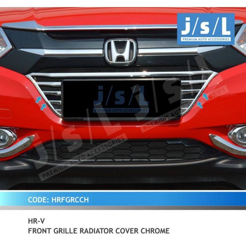 Jual Garnish / Cover / List Grill Radiator Honda Hrv | Shopee Indonesia