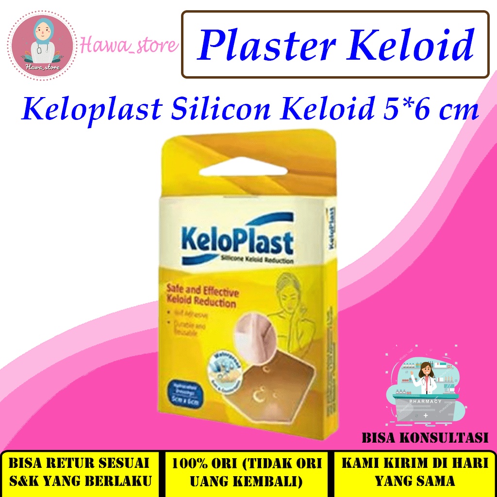 Jual Keloplast Silicon Keloid Uk 5x6 cm & 6x10 cm / Scar / Obat ...