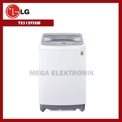 Jual LG T2312VS2W MESIN CUCI TOP LOADING 1 TABUNG 12KG | Shopee Indonesia