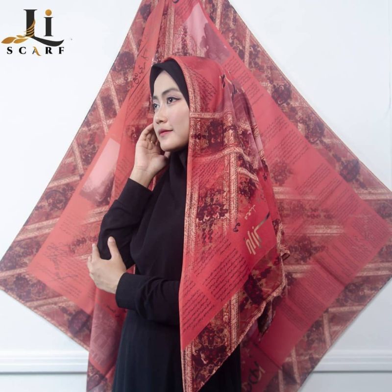 Jual ARABIC VINTAGE SCARF -ORANGE BY LI.SCARF | Shopee Indonesia