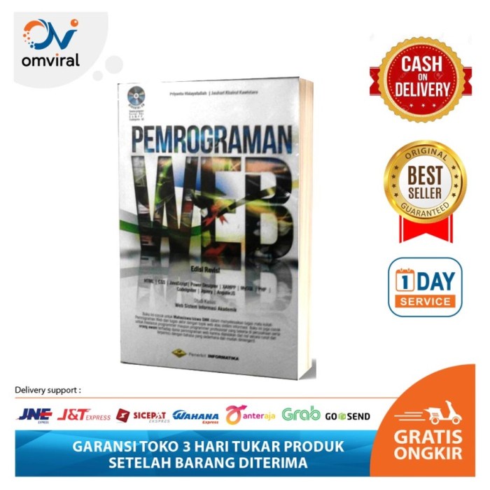 Jual internet-komputer- buku pemograman web edisi revisi + cd priyanto ...