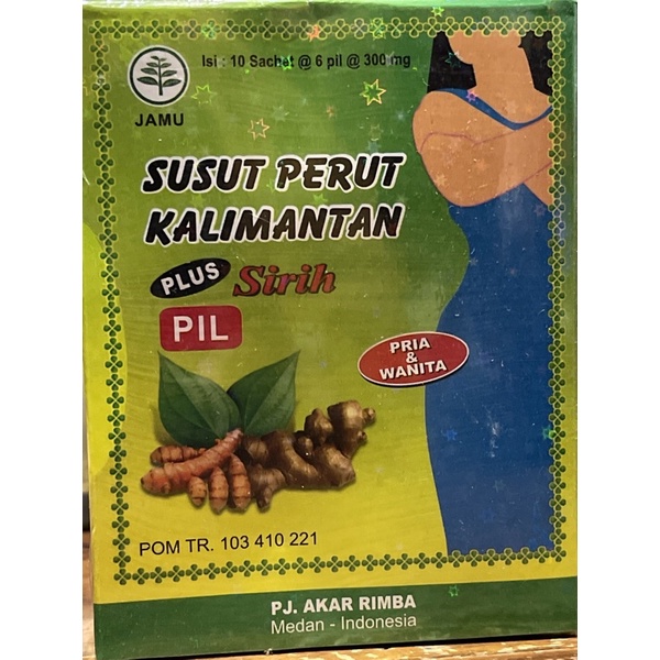 Jual Susut Perut Kalimantan plus Sirih Pil 10 sachet @ 6 pil | Shopee ...