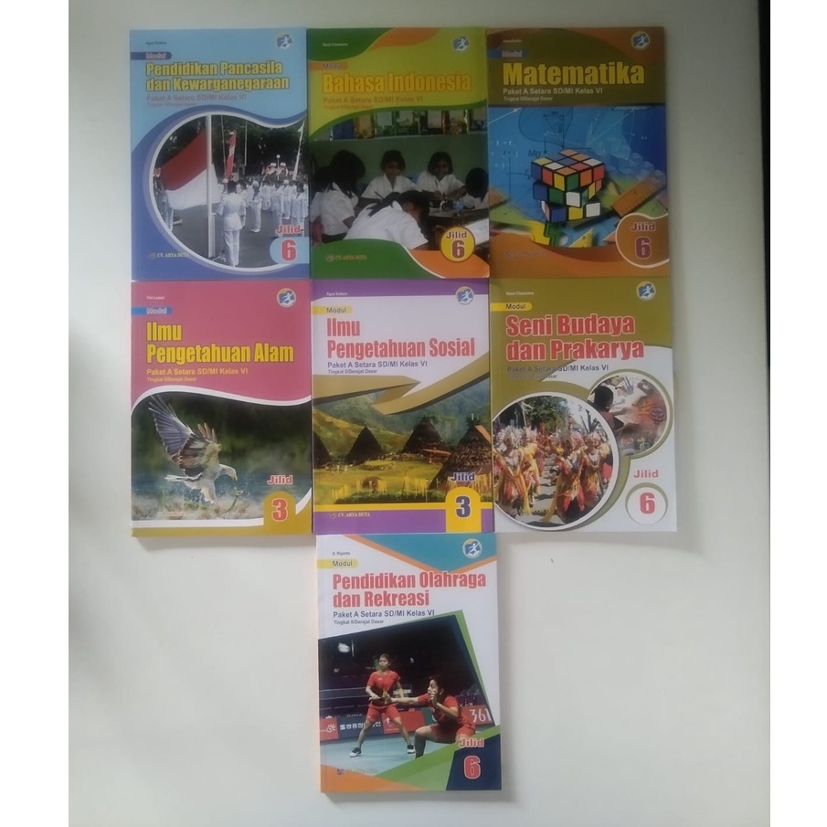 Jual Harga Satuan MODUL Paket A Setara SD/MI Kelas VI | Shopee Indonesia