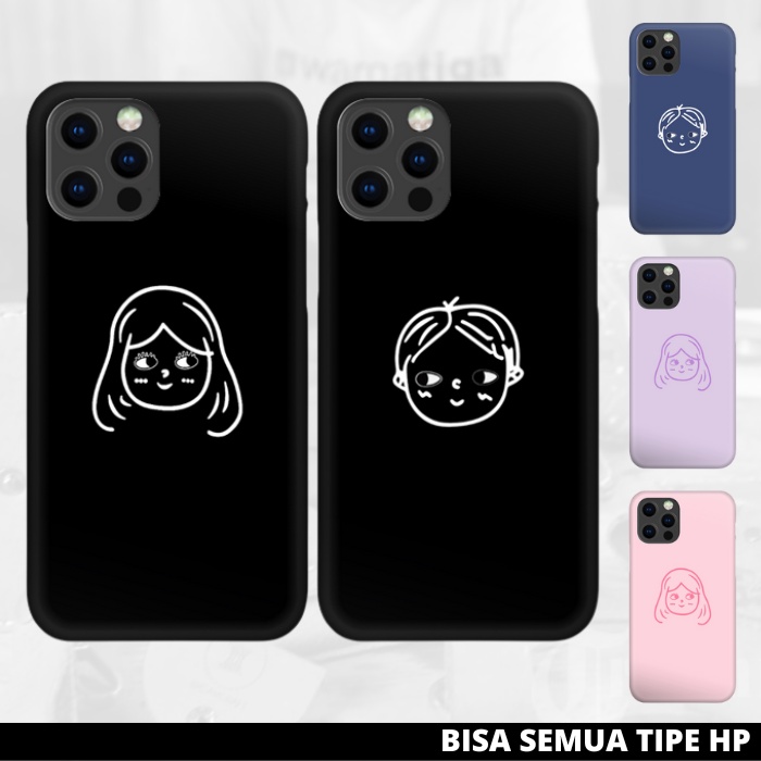 Jual BOSCASING - Premium Casing Case Couple Kartun Aesthetic Lucu All ...