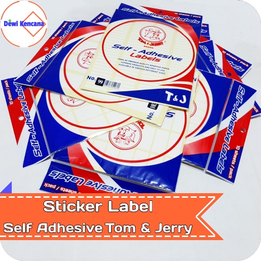 Jual Self Adhesive Labels Tom & Jerry TJ Labels | Shopee Indonesia