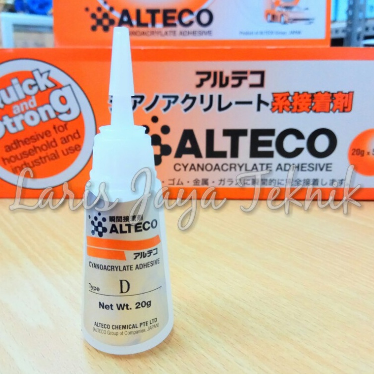 Jual Alteco D 20gr / Instant Glue / Power Glue / Lem Mika (ASLI JAPAN ...