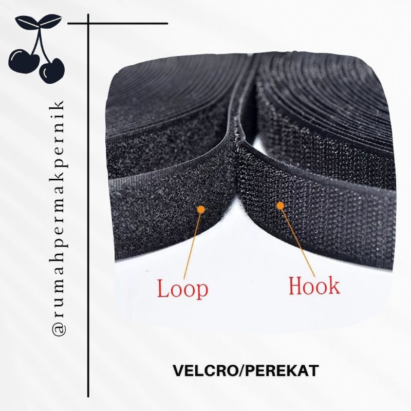 Jual Velcro Hook And Loop / Perekat Kain ukuran 2 cm | Shopee Indonesia