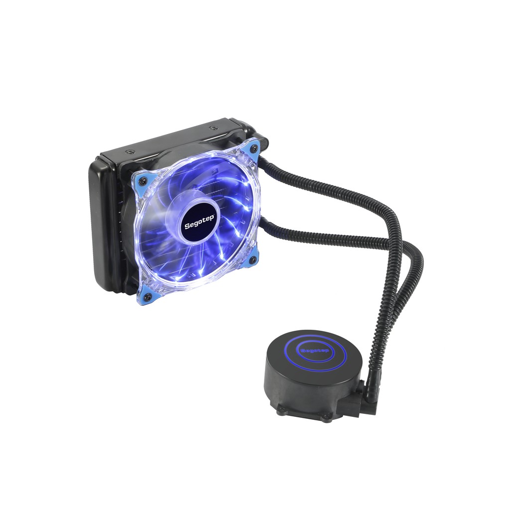 Jual Segotep AIO Water Cooler 120mm Radiator - 1x12CM PWM BLUE 15 titik ...