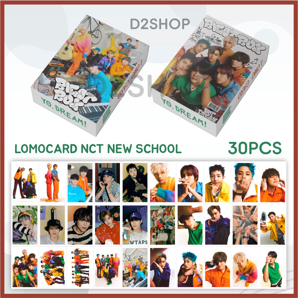 Jual (30PCS) LOMO CARD NCT 127 DREAM SMOOTHIE BEATBOX GLITCH MODE HELLO ...