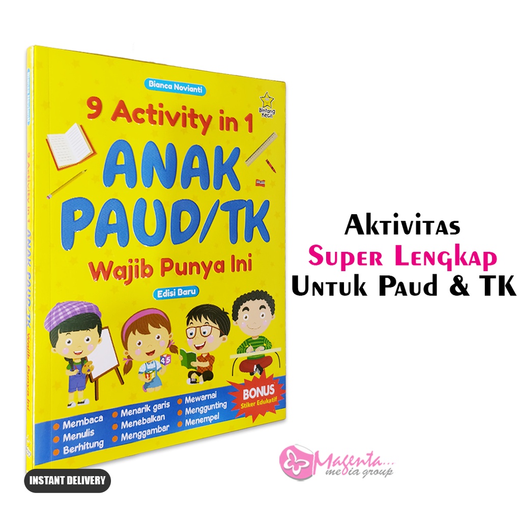 Jual Buku Anak Paud & TK - 9 Activity IN 1 Anak PAUD TK Wajib Punya Ini ...