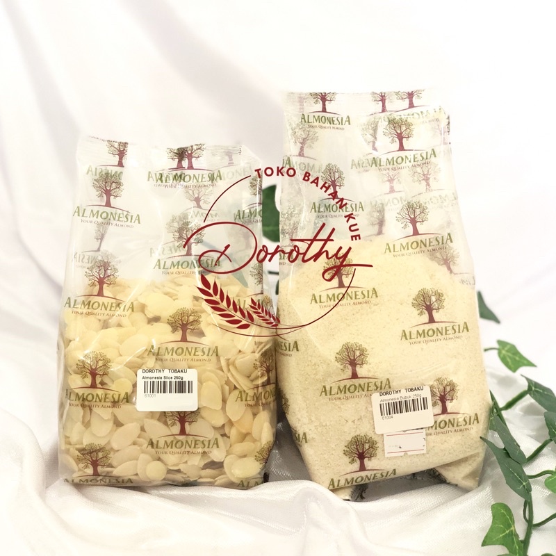 Jual ALMOND SLICE ALMONESIA KEMASAN ASLI / REPACK | Shopee Indonesia