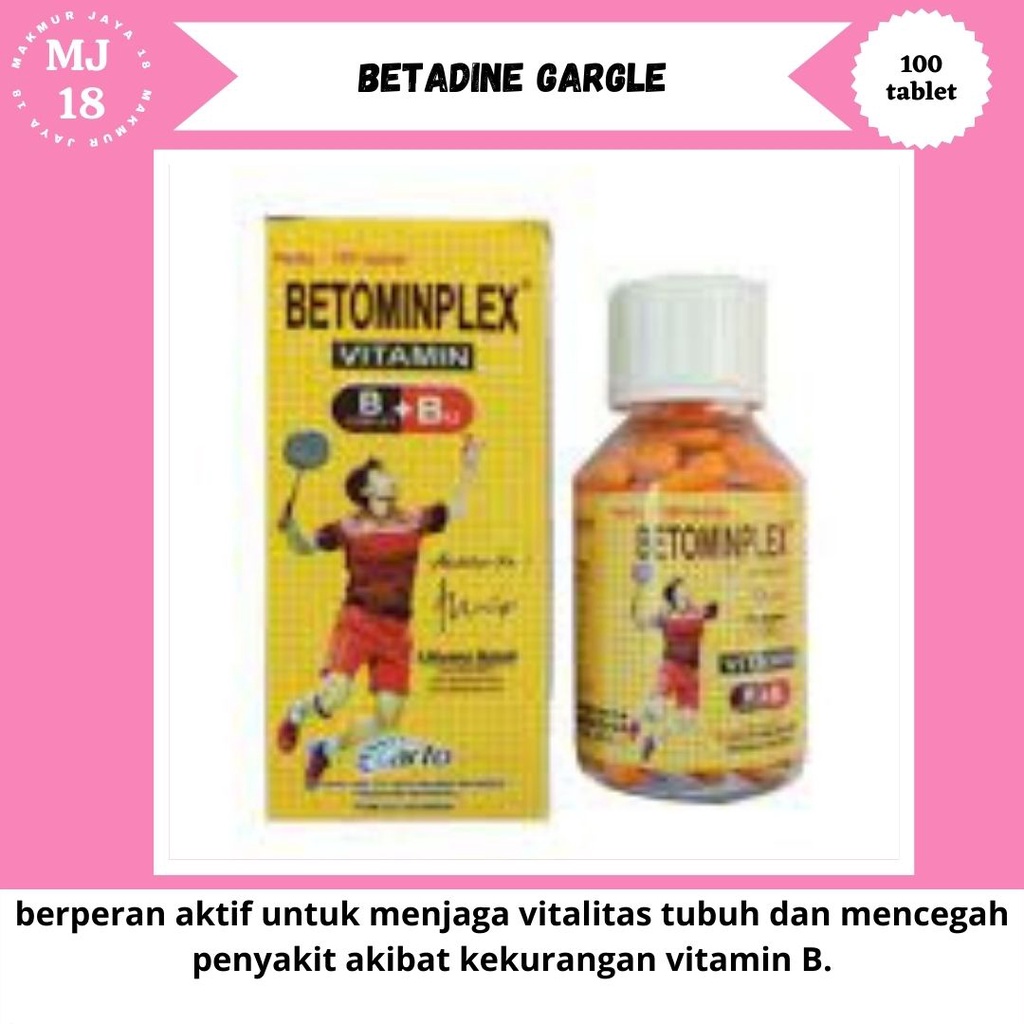 Jual Betomin plex vitamin B complex +B12 | Shopee Indonesia