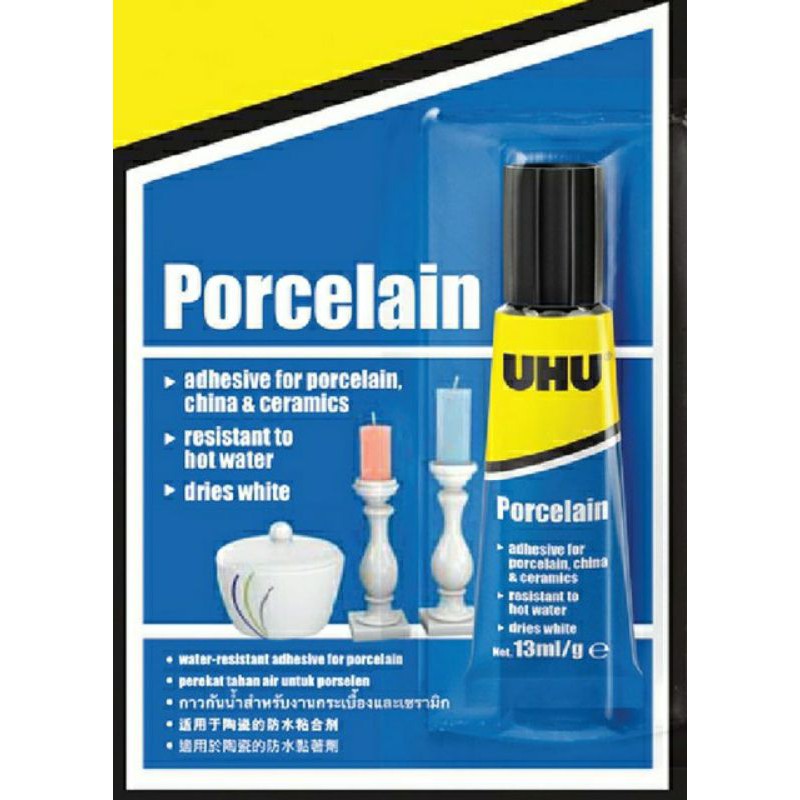 Jual UHU PORCELAIN LEM KHUSUS PORSELEN MARMER KERAMIK GUCI | Shopee ...
