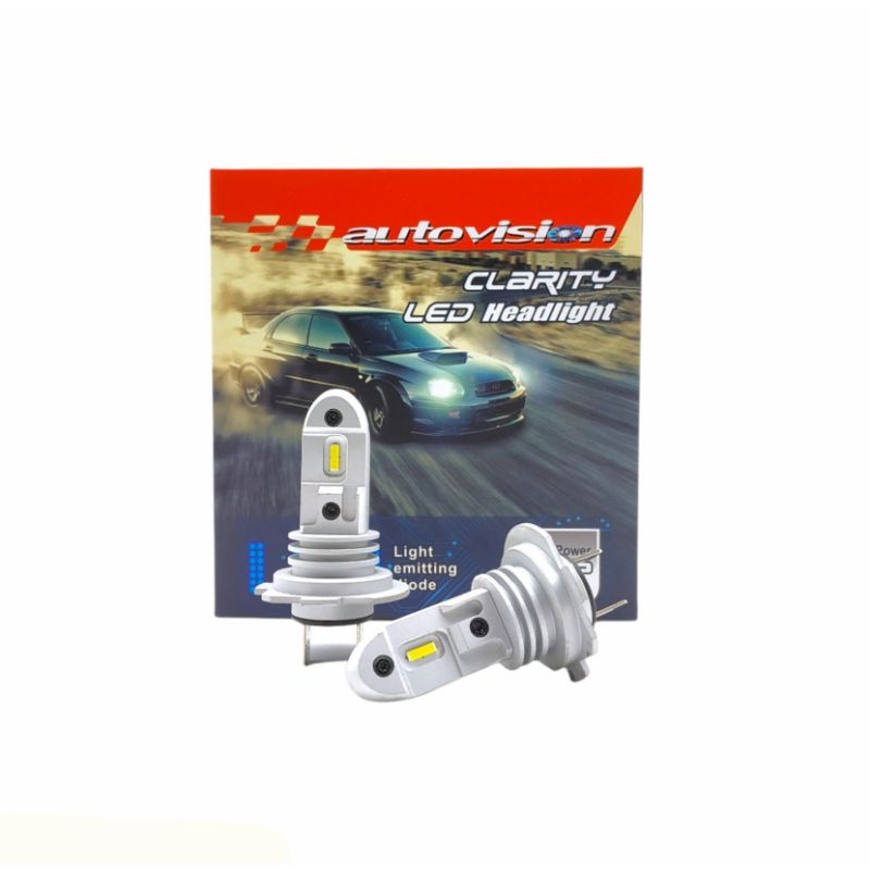 Jual Lampu LED Autovision Clarity H7 18 Watt 6500K Putih Bohlam Bulb ...