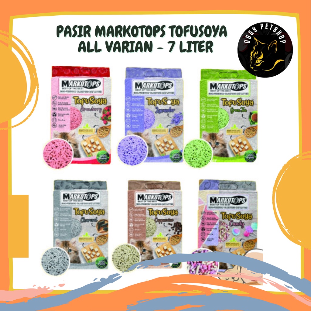 Jual MARKOTOPS TofuSoya Cat Litter Pasir Kucing Tofu Soya Markotop ...