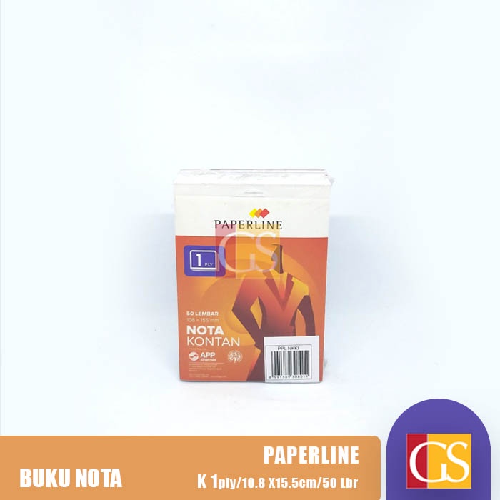 Jual BUKU NOTA KONTAN PAPERLINE 1 PLY TANPA RANGKAP | Shopee Indonesia