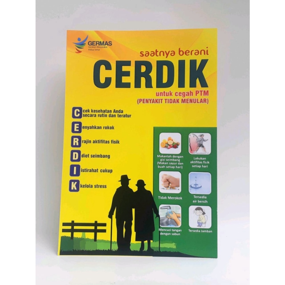 Jual Poster Kesehatan, Poster CERDIK kode 51 | Shopee Indonesia
