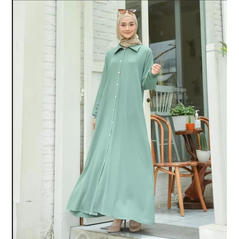 Jual GAMIS NIDIA FULL KANCING HIDUP PREMIUM | Shopee Indonesia