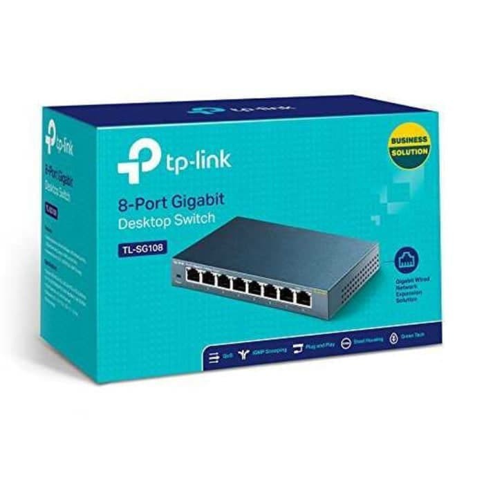 Jual TP-LINK 8-Port Gigabit Desktop Switch - TL-SG108 PROMO | Shopee ...