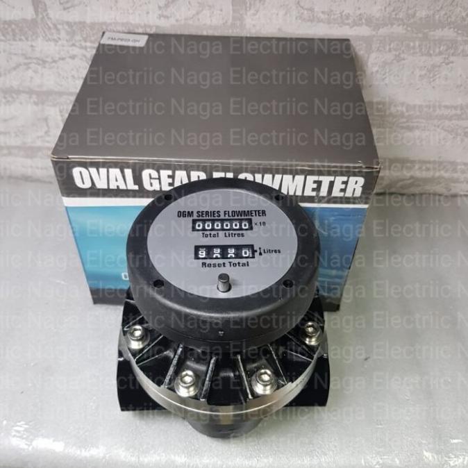 Jual Flowmeter Ogm 1,5 Inch Reset Oval Gear Minyak Solar 40Mm Flow ...