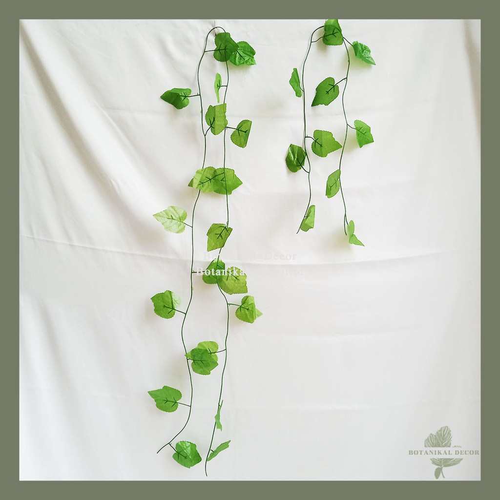Jual Daun Rambat Plastik Dekorasi Garland Bunga Artificial Grape Leave ...