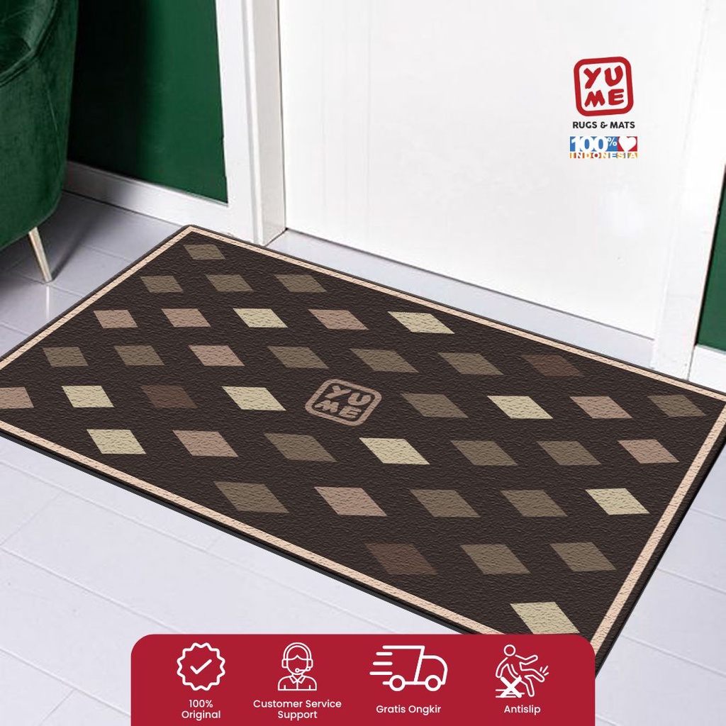 Jual YUME Karpet Lantai / Keset 50X80Cm Anti Selip Motif Vintage ...