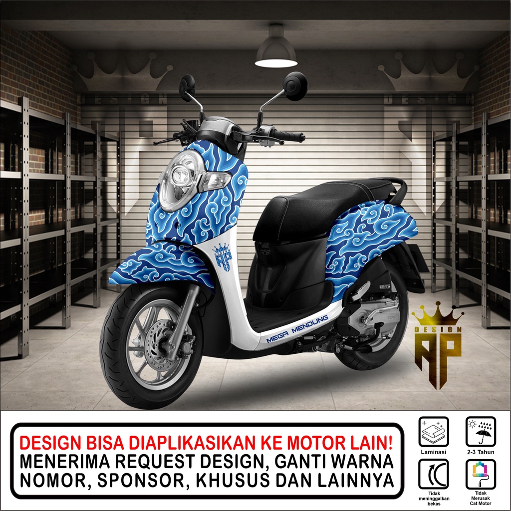 Jual decal sticker scoopy full body FI scopy dekal stiker 2017 2018 2019 2020 2021 2023 2024 ...