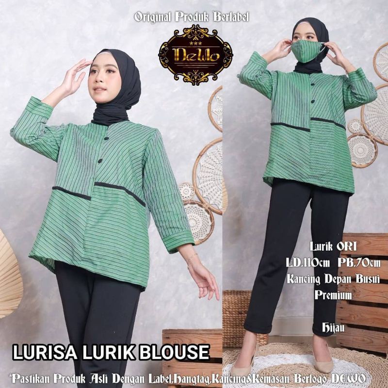 Jual Blouse Lurik Larissa | Shopee Indonesia