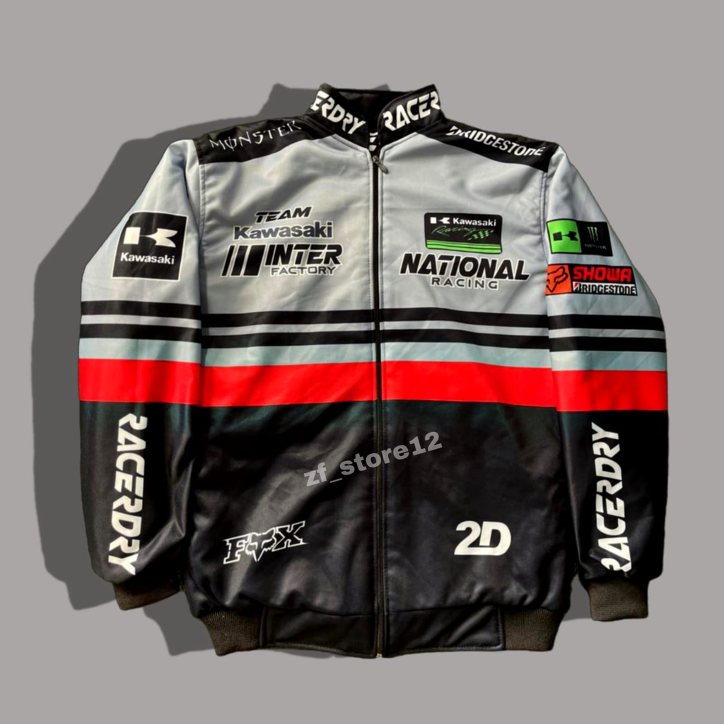 Jual Jaket Sunmori Team Kawasaki Internasional Jaket Racing Jaket Pria Jaket Motor Nascar Jacket ...