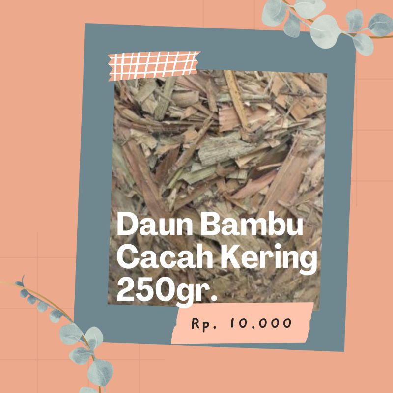 Jual Daun Bambu Cacah Kering 250gr | Shopee Indonesia
