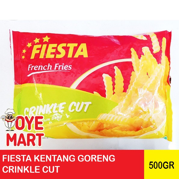Jual FIESTA KENTANG GORENG CRINKLE CUT 500GR FRENCH FRIES KENTANG ...