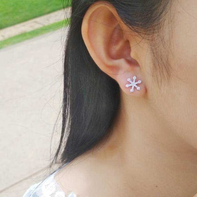 Jual Anting Silver Anting Korea Simple Patty Earrings ( DDFI ) | Shopee ...