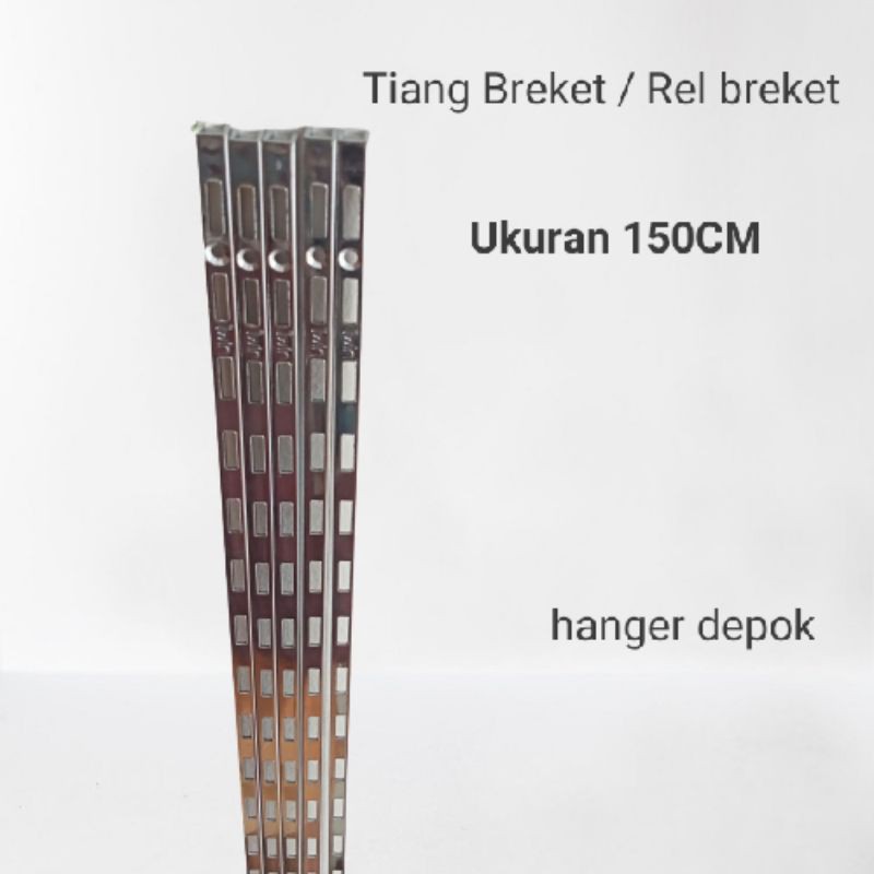 Jual TIANG BRACKET UKURAN 150CM REL BRACKET DINDING | Shopee Indonesia