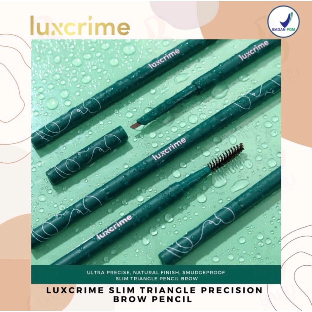 Jual LUXCRIME Slim Triangle Precision Brow Pencil | Shopee Indonesia