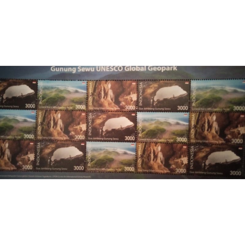 Jual Perangko 3000 Gunung Sewu UNESCO Global Geopark | Shopee Indonesia