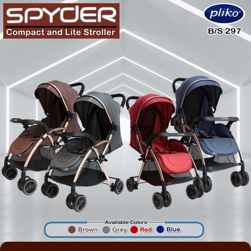 Jual Pliko Stroller Spyder B/S297 - Kereta Dorong Bayi | Shopee Indonesia