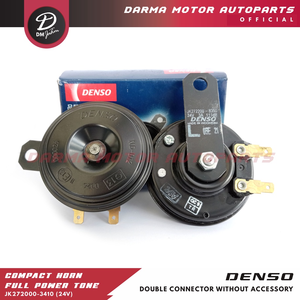 Jual JK272000-3410 Klakson 24V Compact DENSO horn full power tone ...