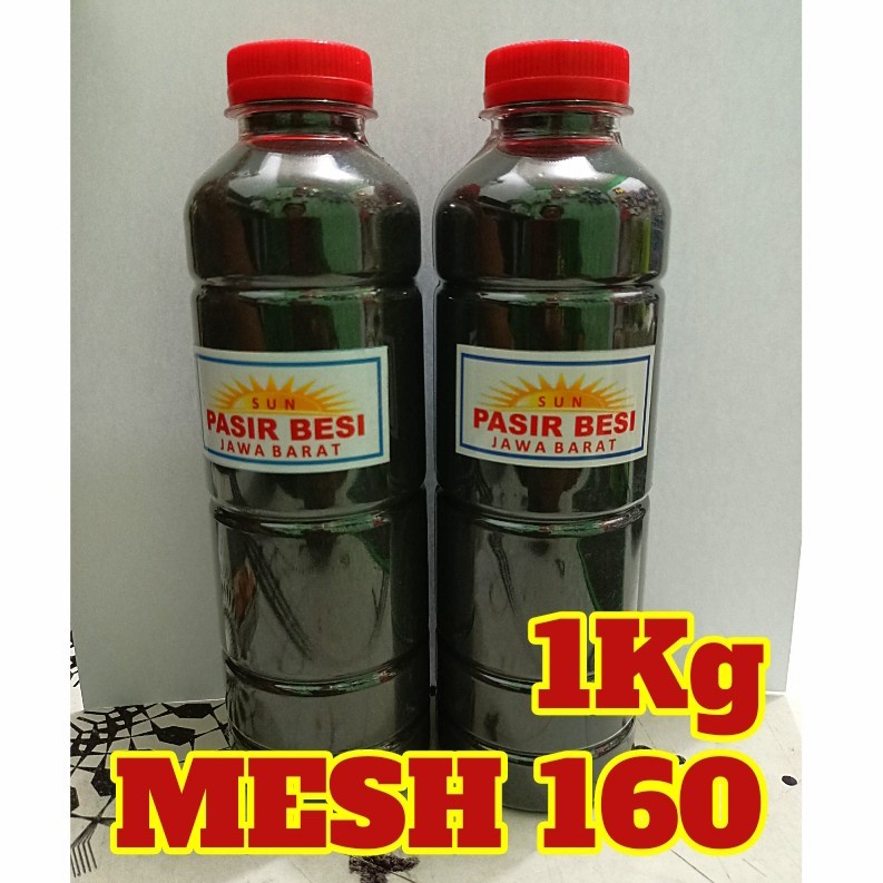 Jual PASIR BESI/PASIR HITAM/SERBUK BESI MESH 160 BERAT 1KG | Shopee ...