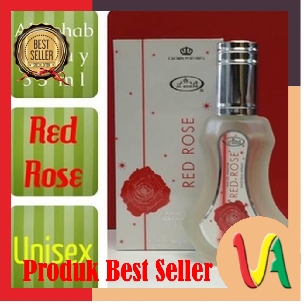 Jual Parfum Red Rose Al Rehab Spray 35ml / Parfum perempuan ...
