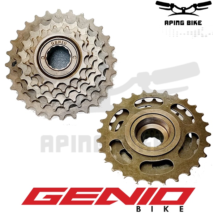 Jual Sproket Genio FW-601 FreeWheel Sepeda 6 Speed Drat | Shopee Indonesia