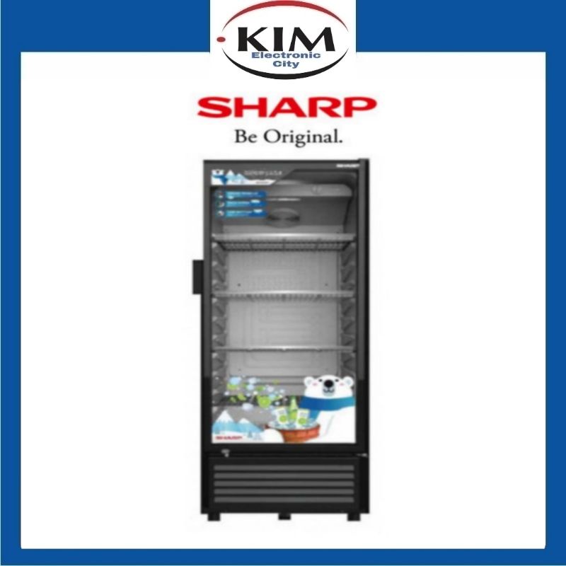 Jual Sharp Showcase Display Cooler 250L SCH 250 FS / GARANSI RESMI ...