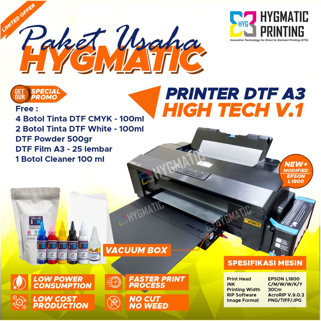 Jual Printer mesin DTF A3 - Paket Usaha Sablon DTF - printer sablon dtf ... Jual Printer mesin DTF A3 - Paket Usaha Sablon DTF - printer sablon dtf ...