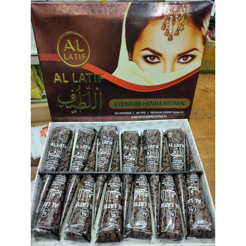 Jual Henna Alis BPOM AL LATIF ORIGINAL - Coklat dan Hitam - Al Latif ...