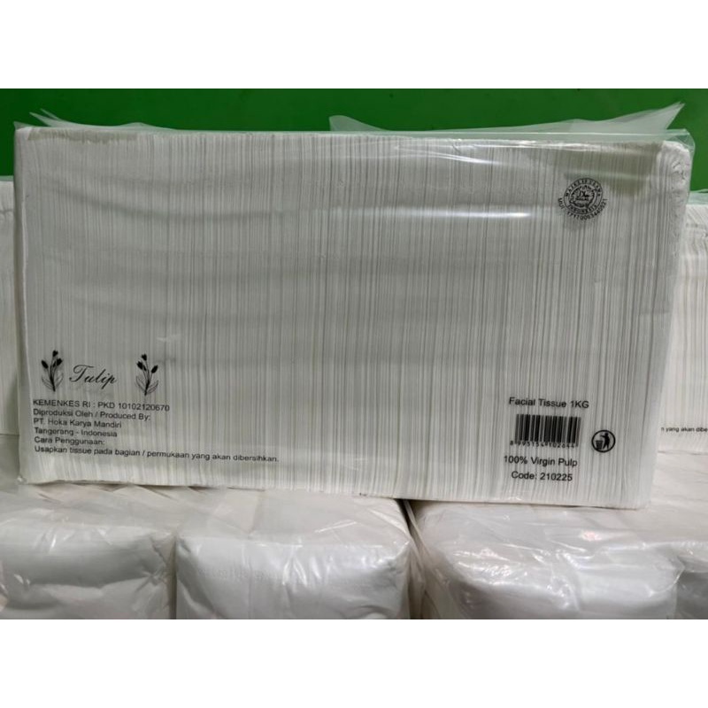 Jual Tisu Wajah 1kg / Tisu Tulip 1 kg / Tisu tulip / Tissue Tulip 1000 ...